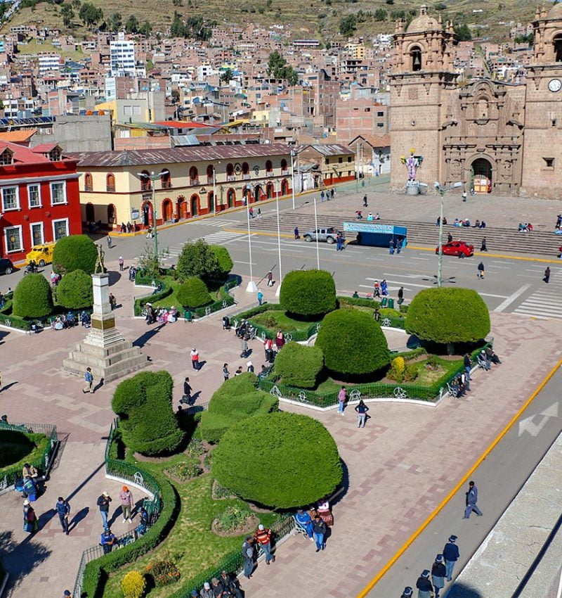 [Fotos] Esta es la remodelada y ahora Plaza Mayor de Puno | Viajando ...